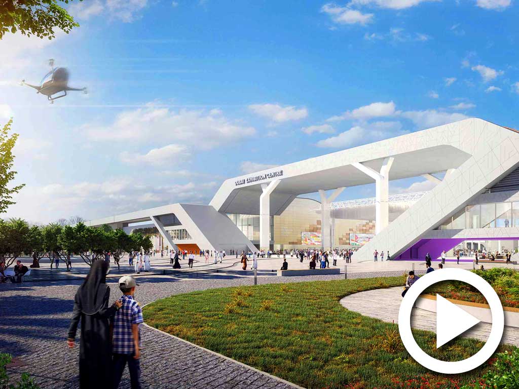Dubai Exhibition Centre Set for Expo 2020 - The Iceberg