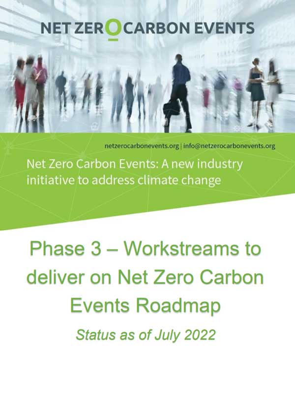 Net Zero Carbon Events | Phase 3 - Workstreams to Deliver on Roadmap ...