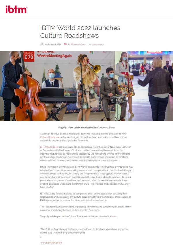 IBTM Press Release - The Iceberg