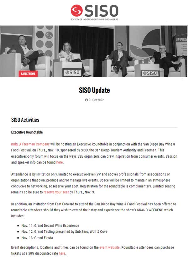 SISO Update - The Iceberg